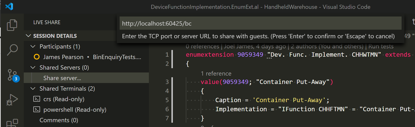 Share Docker Containers With VS Code Live Share – James Pearson